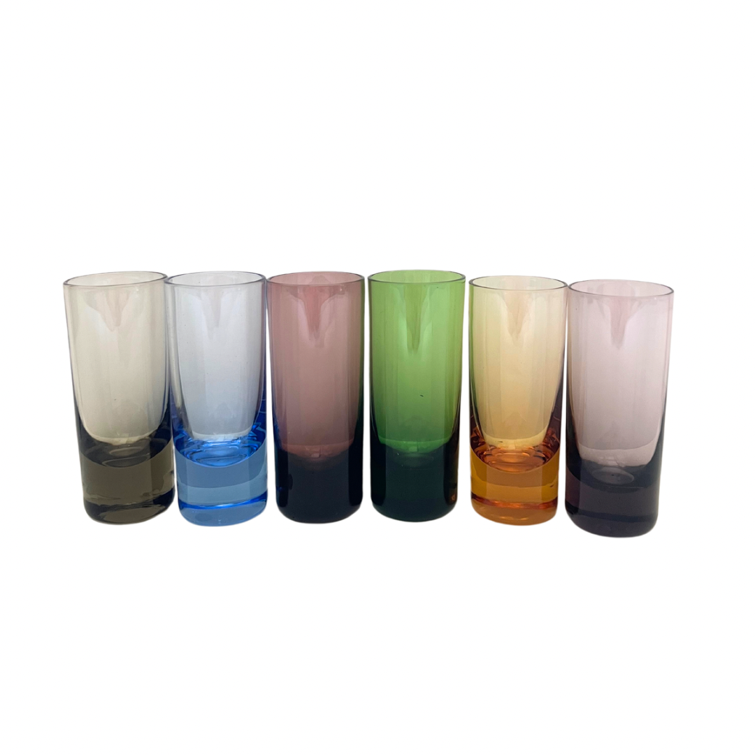 MCM VINTAGE - Japanese Rainbow Shot Glasses - Set of 6 – MIYASHIRO STUDIO